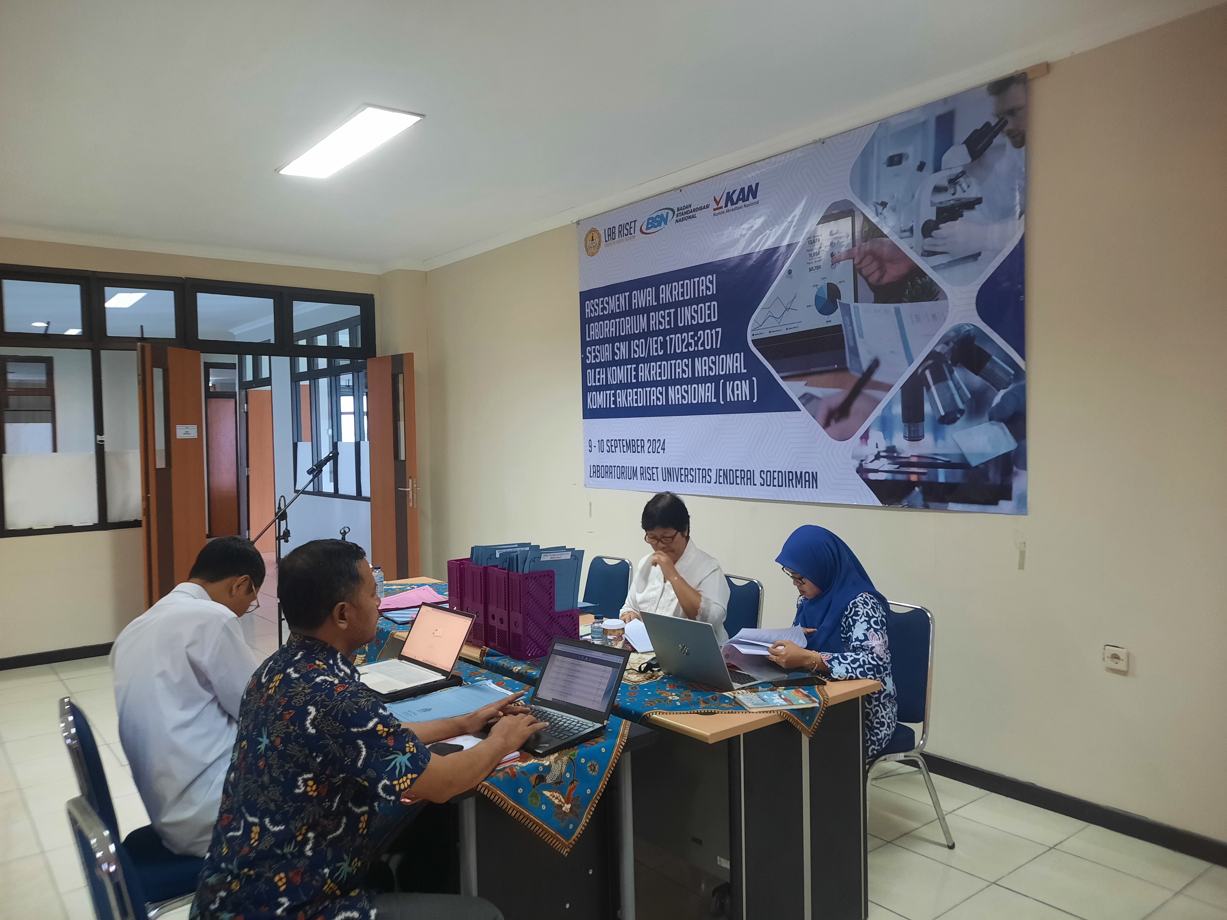 Asesmen Awal dan Witness oleh KAN pada Laboratorium Riset Universitas ...